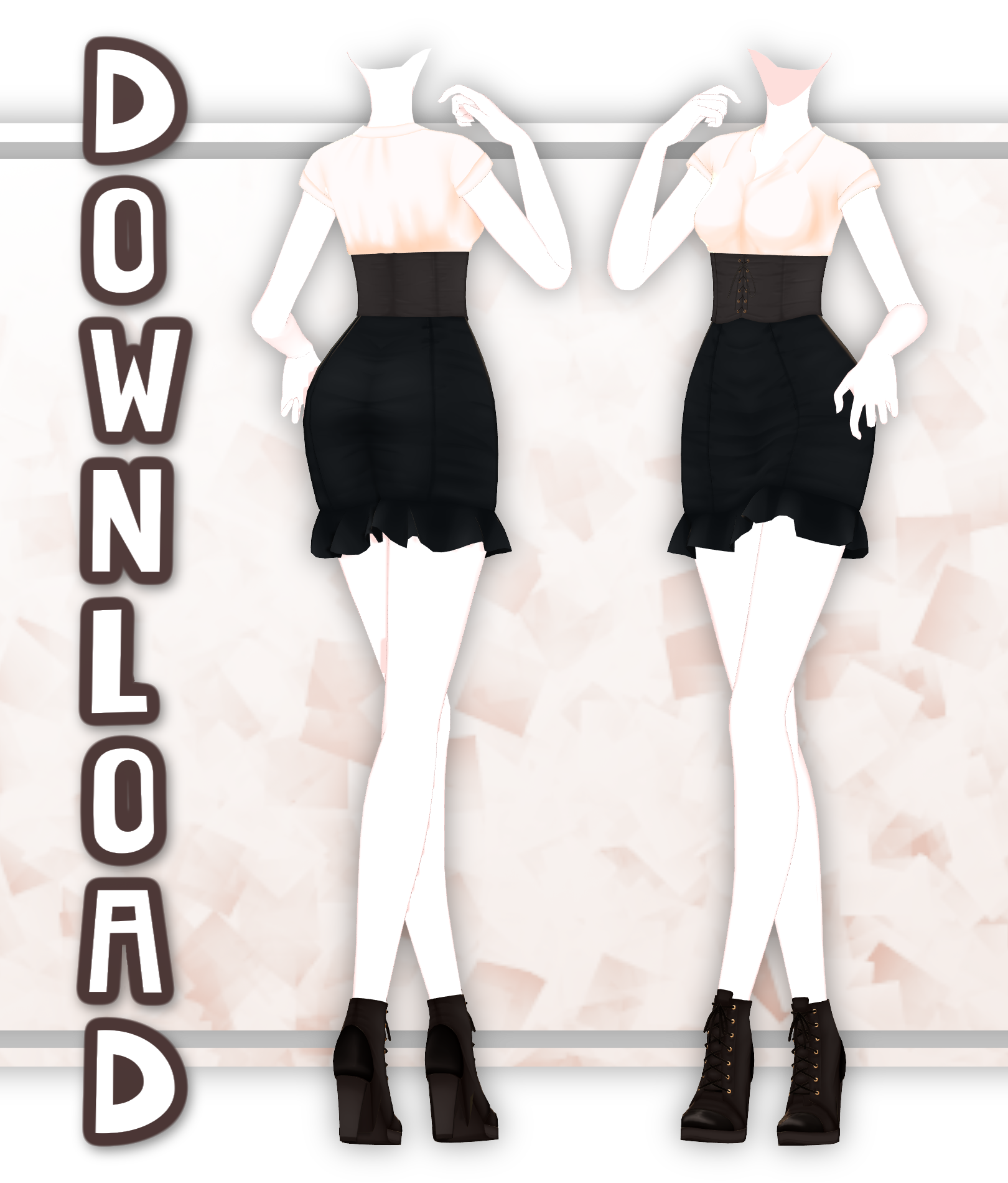 [MMD] Lucy Outfit - Download by Berry-Jar on DeviantArt