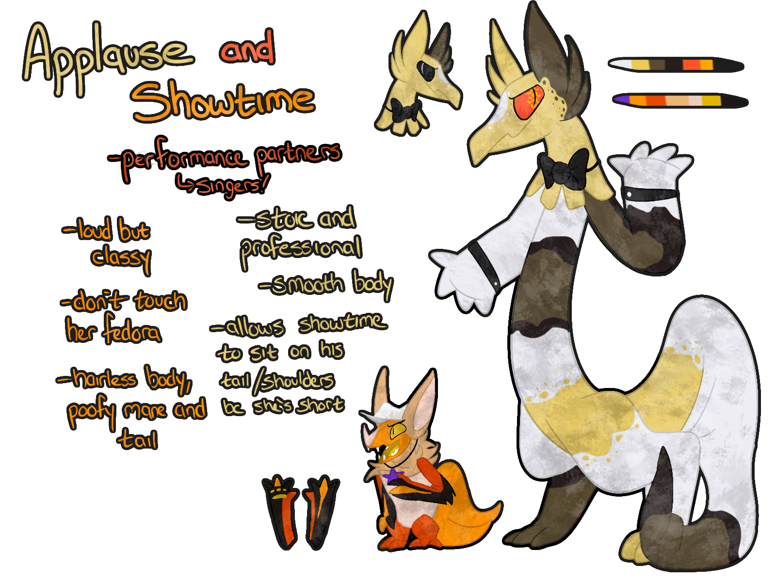 showtime and applause reference by mothfeets on DeviantArt
