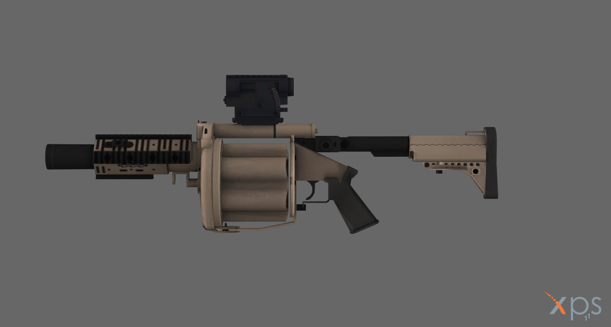 MGS4 Milkor MGL Mk 1L by Hatredboy on DeviantArt