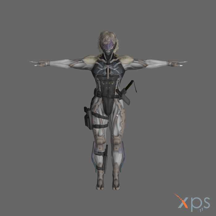 MGS4 Raiden (Mask on and bones) by Hatredboy on DeviantArt