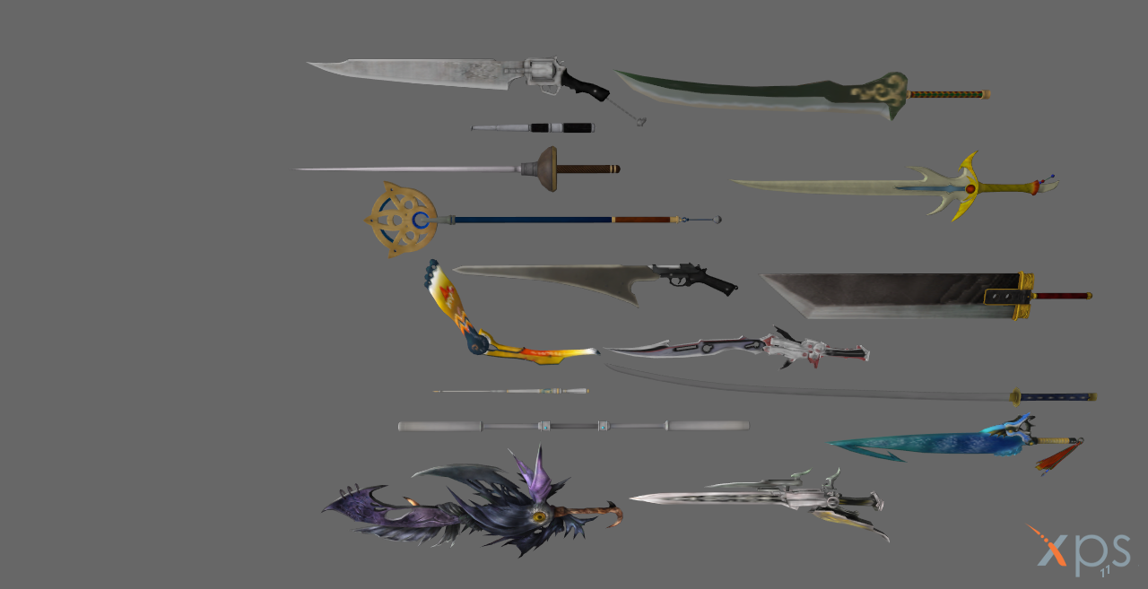 Mobius Final Fantasy Weapons by Hatredboy on DeviantArt