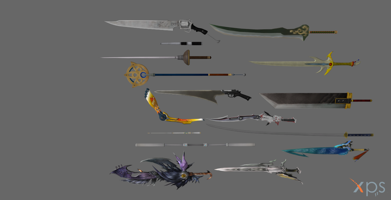 Mobius Final Fantasy Weapons by Hatredboy on DeviantArt