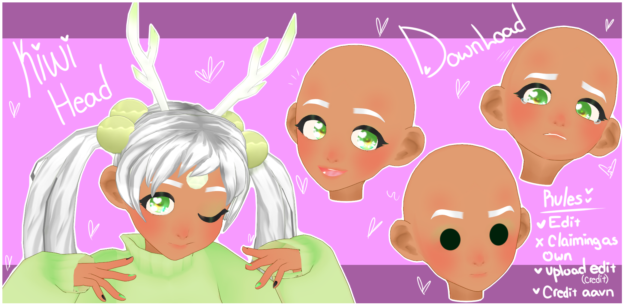 -aavn- Head -DOWNLOAD- by aavn on DeviantArt