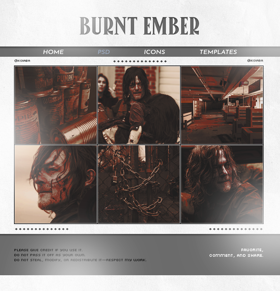 psd Burnt Ember @koiABA by koiABAdesign on DeviantArt