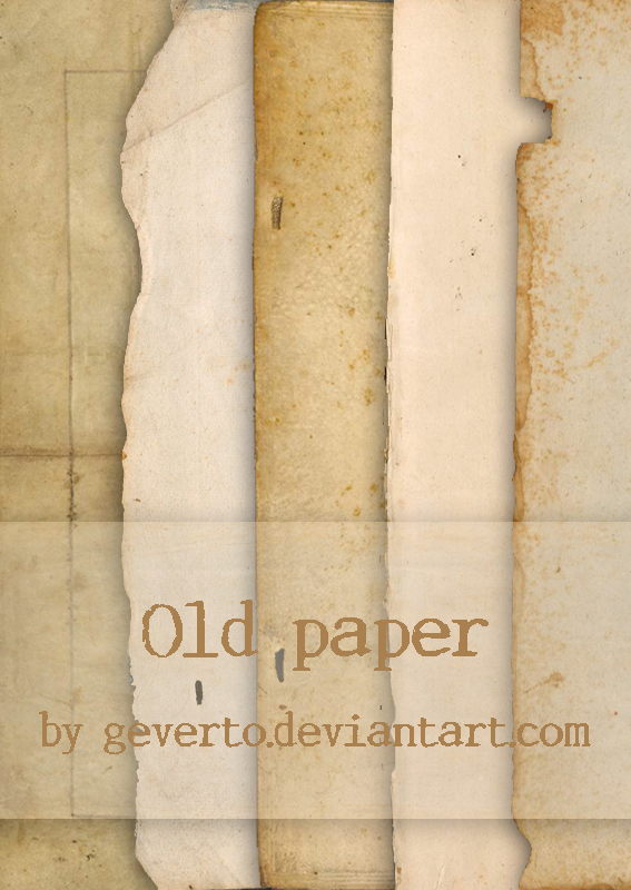 Old paper by geverto on DeviantArt