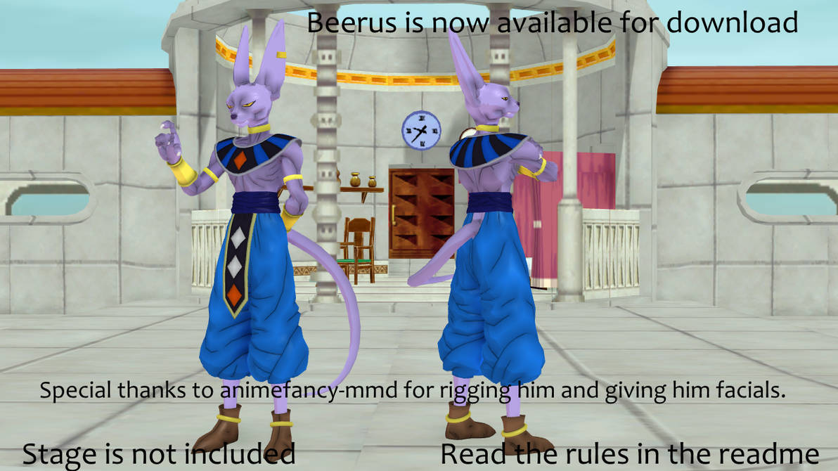 [MMD] Beerus + DL by GJYYNGII on DeviantArt