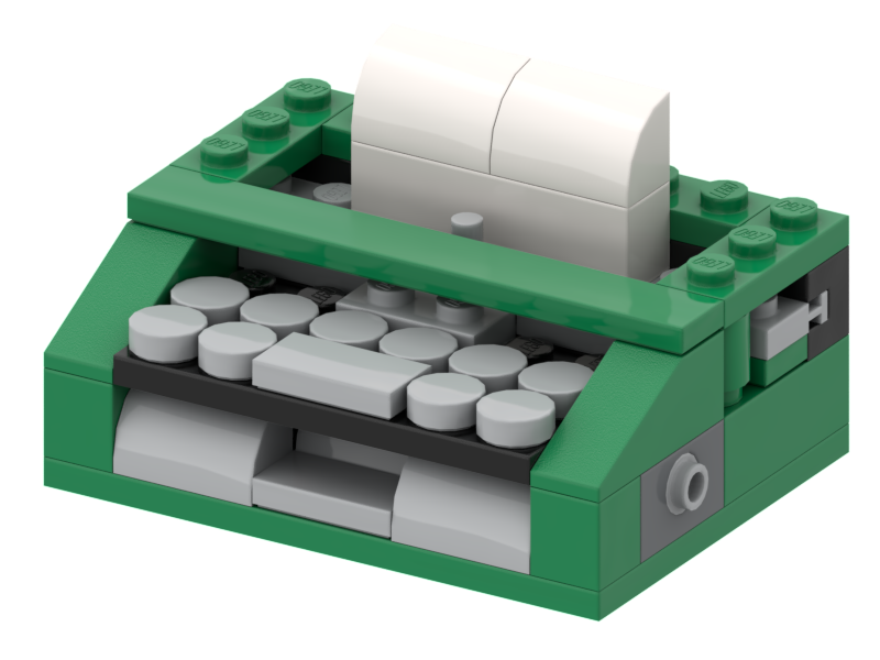 Lego Classic Typewriter by HueyHolmes on DeviantArt