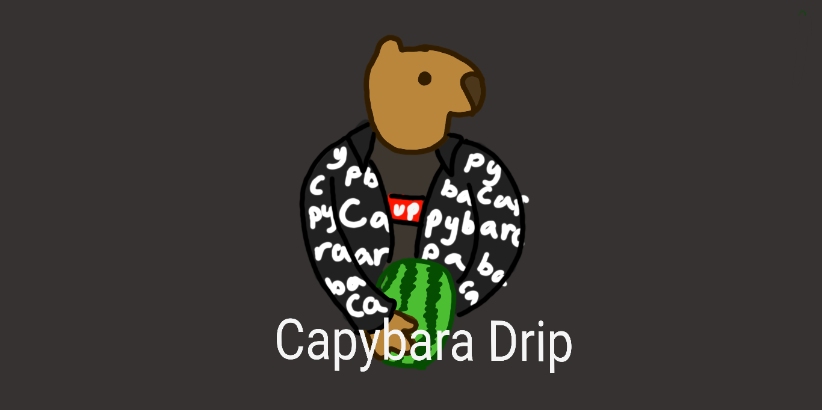 Capybara Drip by BearHeartTheBrave on DeviantArt