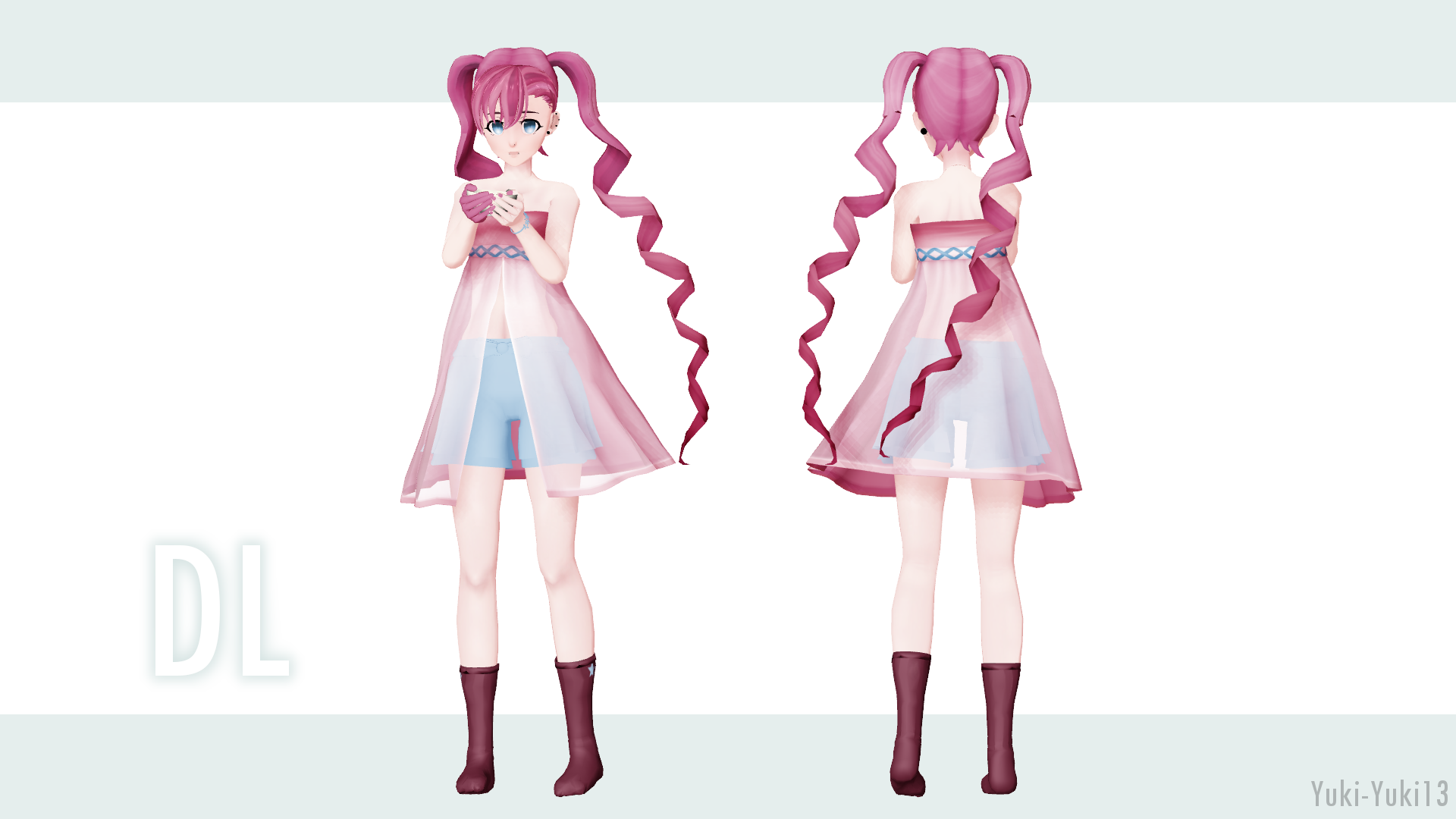 {MMD|PMX} Primrose + DL by Yuki-Yuki13 on DeviantArt