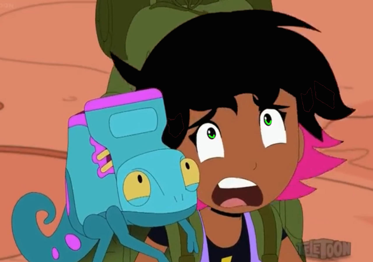 Sloane Plunderman and iguana by fygbhhhhnnnnggg on DeviantArt