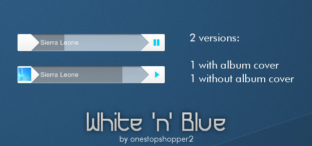 White 'n' Blue by SierraDesign on DeviantArt