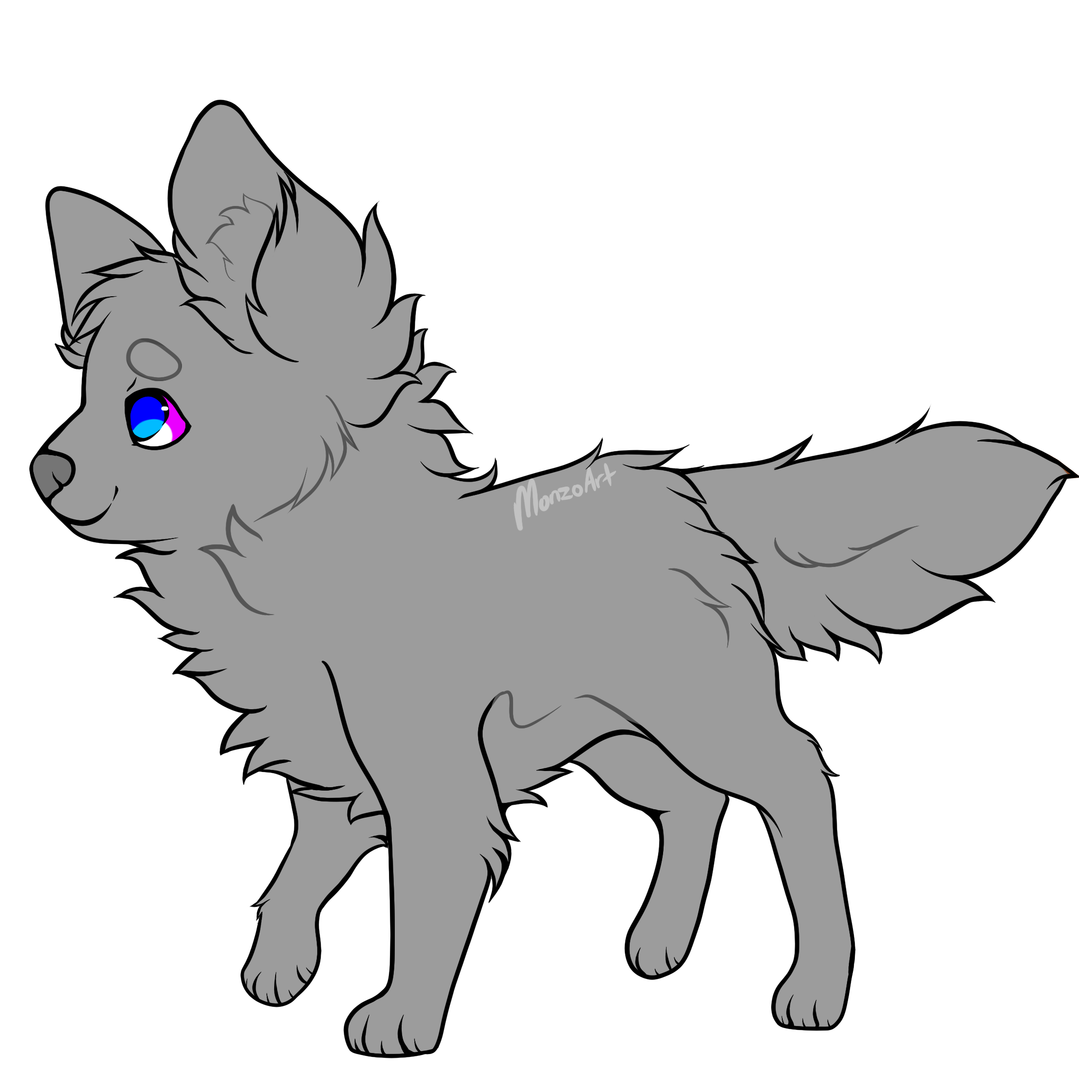 Dog base - F2U by koffee01 on DeviantArt