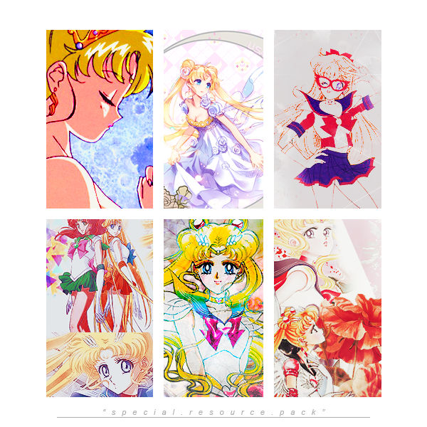 The Collection - SAILOR MOON PACK by Wildnessgraphics on DeviantArt