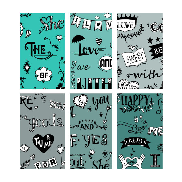 Lettering - Sticker pack by Wildnessgraphics on DeviantArt