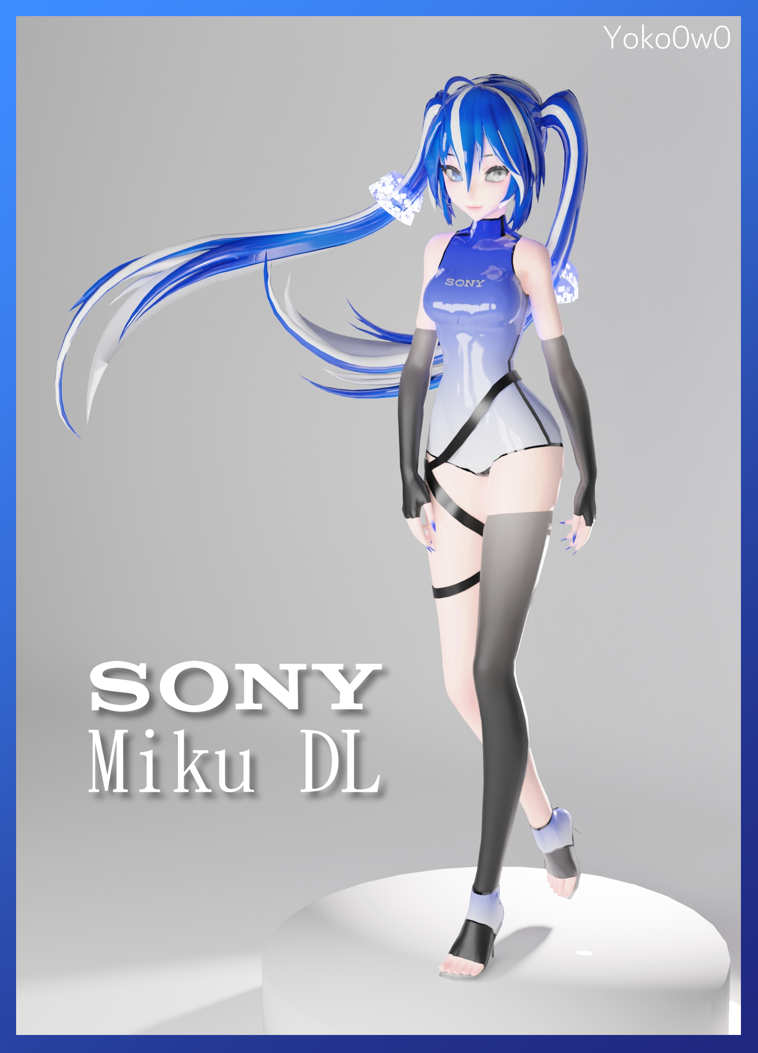 [MMD] Sony Miku + DL by Yoko0w0 on DeviantArt