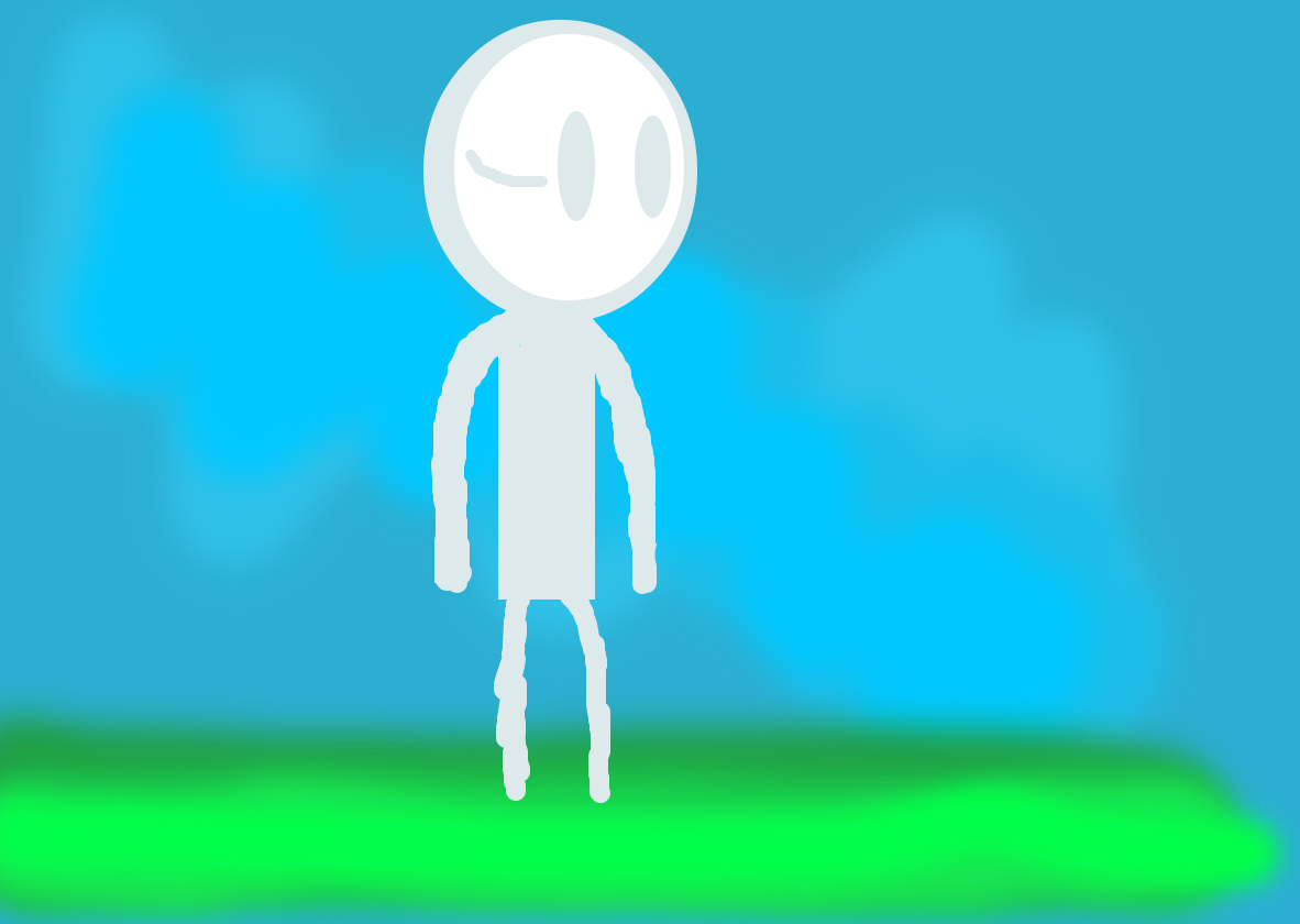 A stickman (my style) by cyancube-The-Cube on DeviantArt