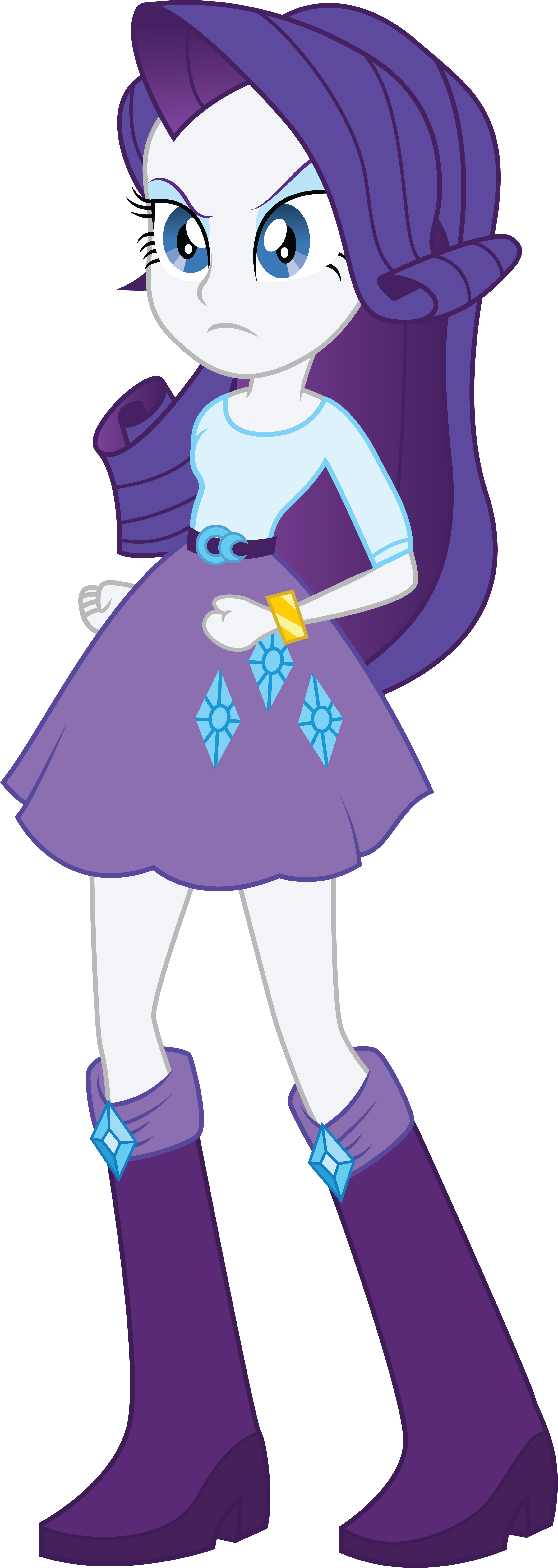 Rarity Not In A Good Mood by illumnious on DeviantArt