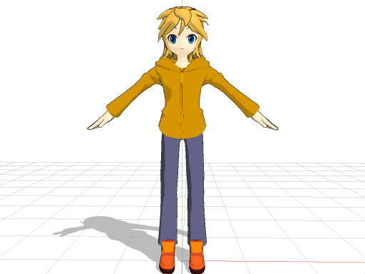 MMD- Casual Len by Ariasu-Sama on DeviantArt