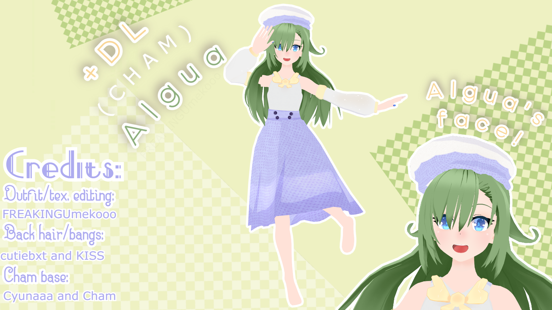 +model DL - Algua [Cham] by FREACKINGUmekooo on DeviantArt