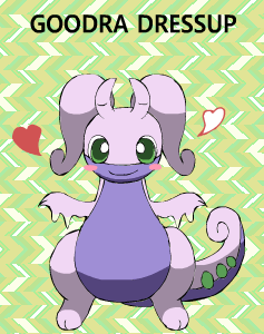 Goodra Dressup by pichu90 on DeviantArt