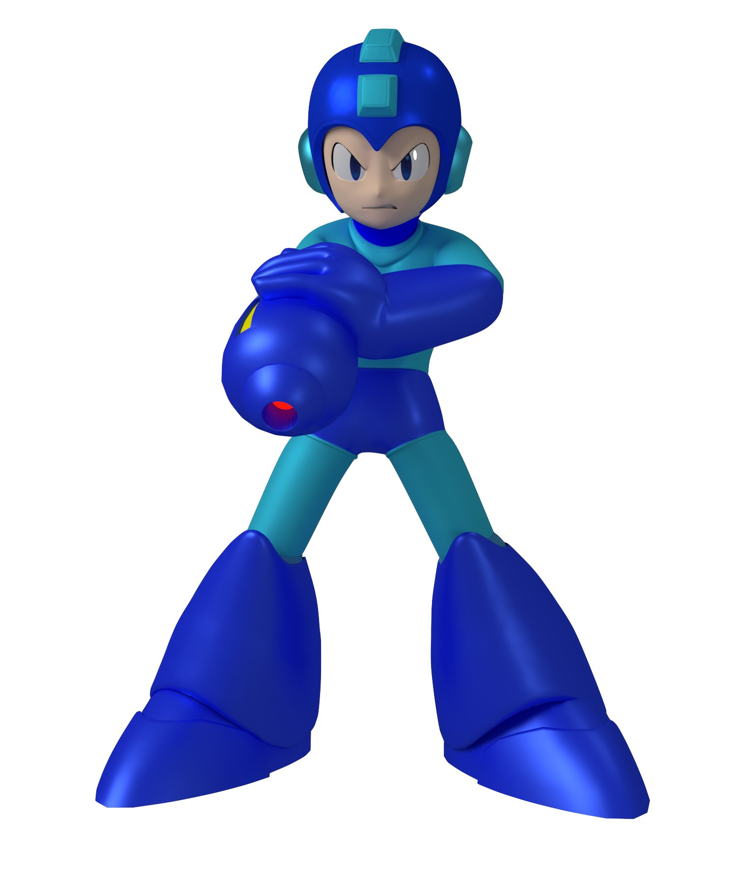 Mega Man Model by Fynamic on DeviantArt