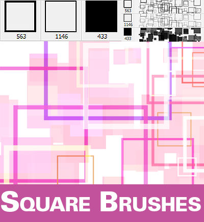 Square Brush Set by Pluvias on DeviantArt