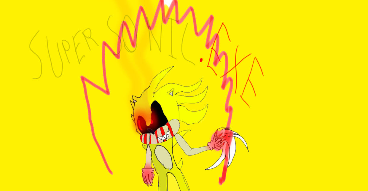 Super Sonic.EXE by StickZreal on DeviantArt