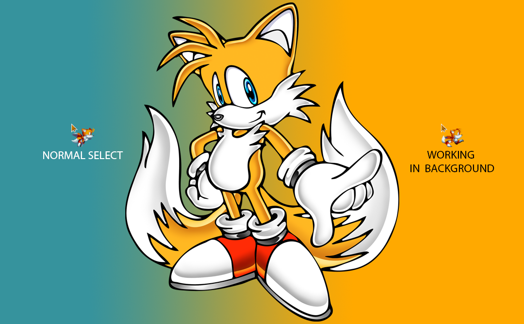 Miles Tails Prower animated cursors by PokekexD on DeviantArt