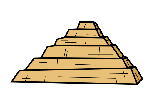How To Draw A Step Pyramid