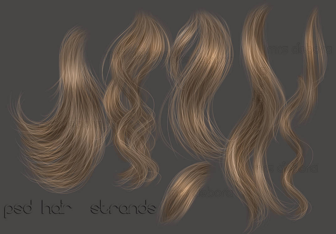PSD HAIR STRANDS 8 by MrsDebora on DeviantArt