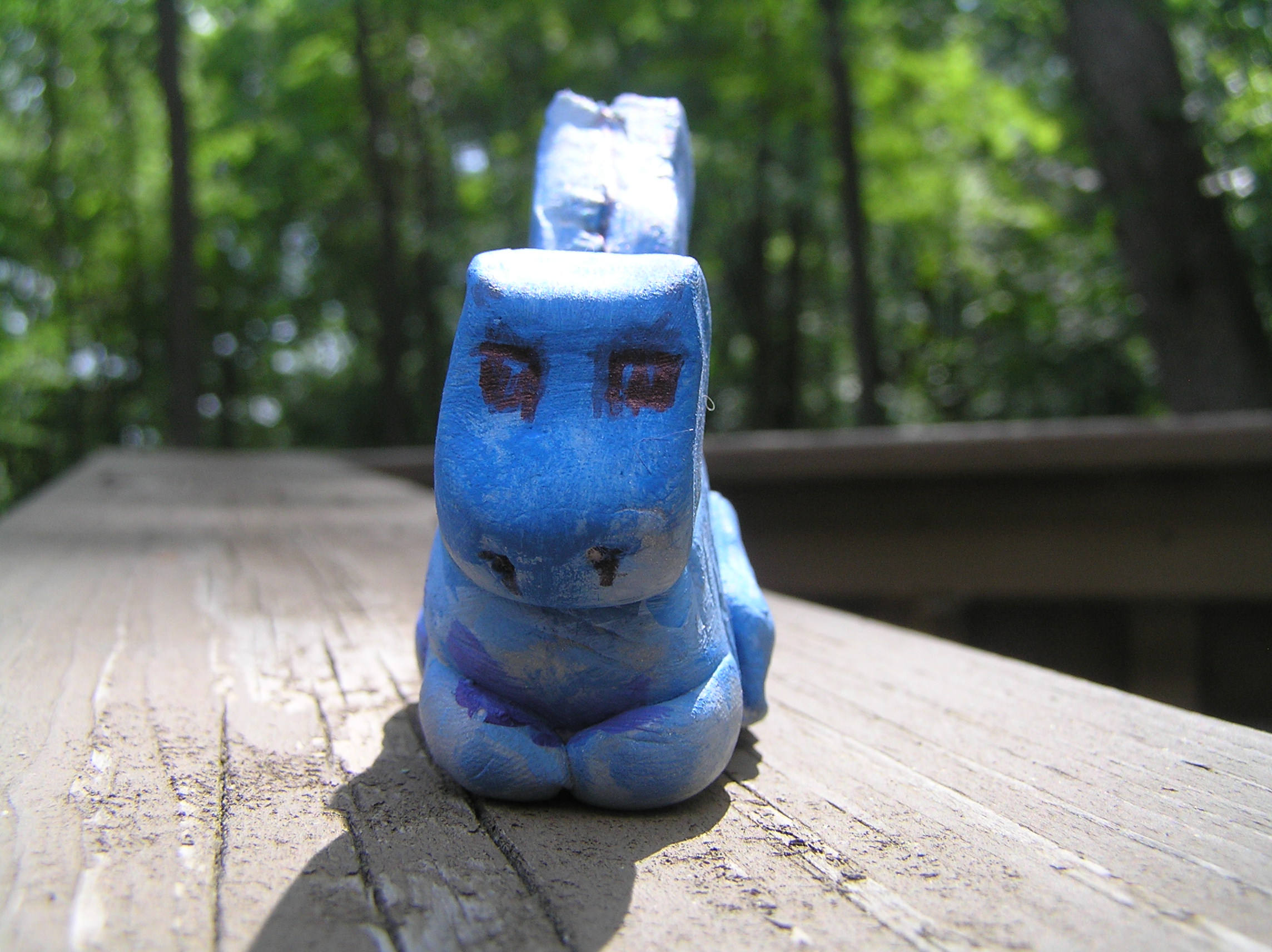 Blue/ Silver Dragon Statue by CelestialFox13 on DeviantArt