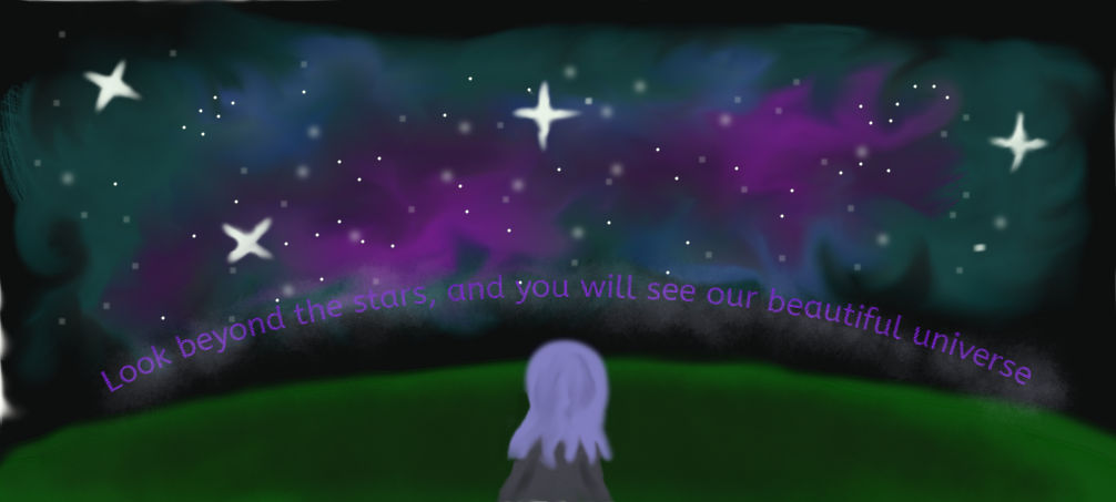 Gaze into the Galaxy by glaceon215 on DeviantArt