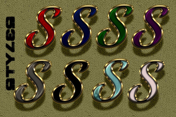 Gold Layer Styles by 4ohoa on DeviantArt