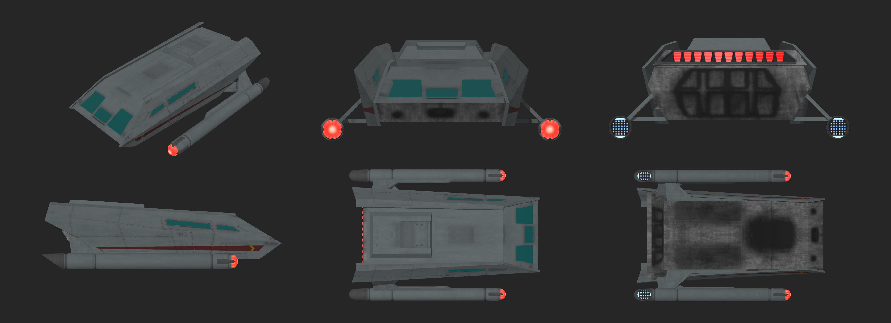 Type F Shuttle (Strange New Worlds) by Chrispy-Shipyards on DeviantArt