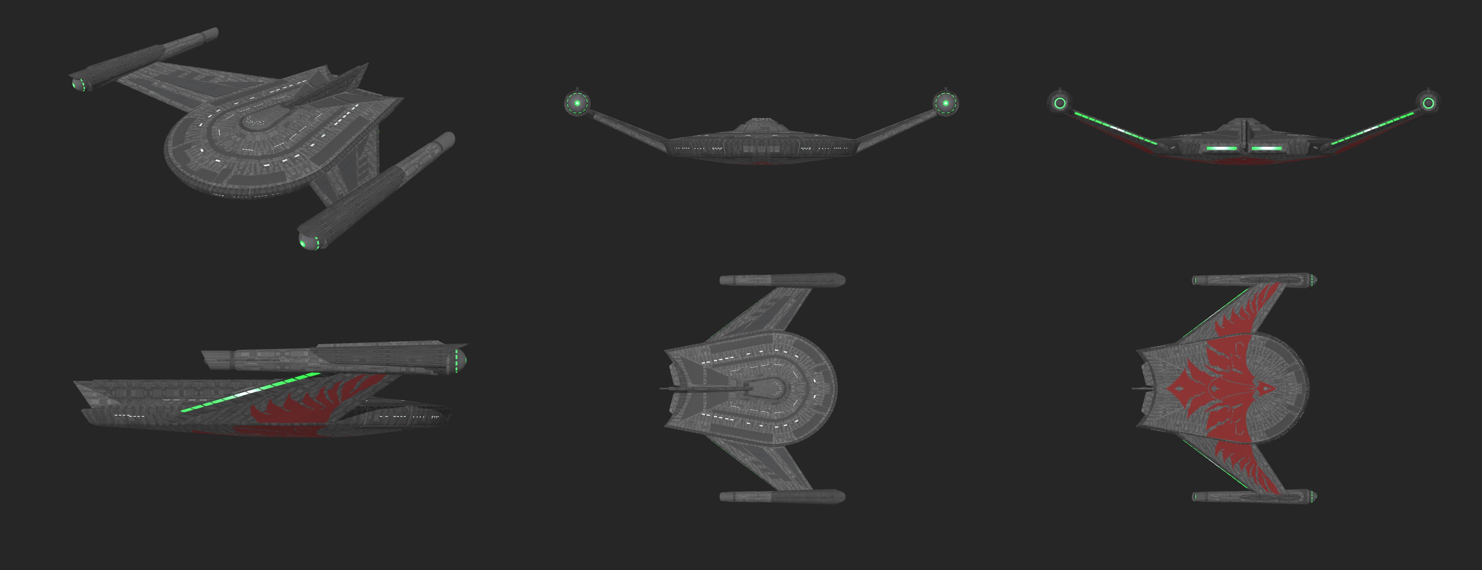 SNW Romulan Bird of Prey by Chrispy-Shipyards on DeviantArt