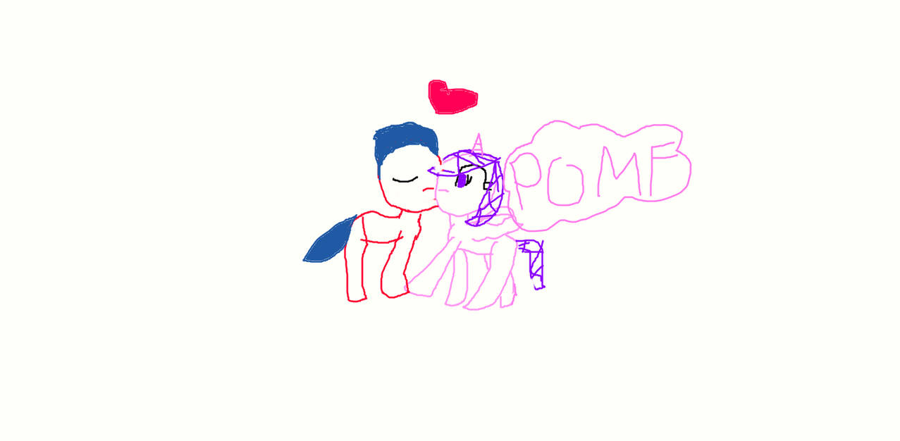 MLP Day 27: OC Kissing OC by mertonna123 on DeviantArt