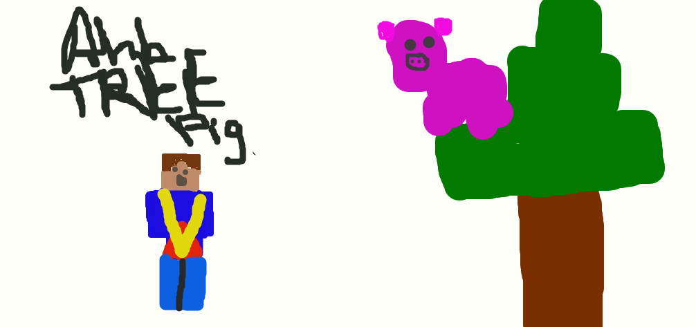 snarky tree pigs by pinkout12 on DeviantArt