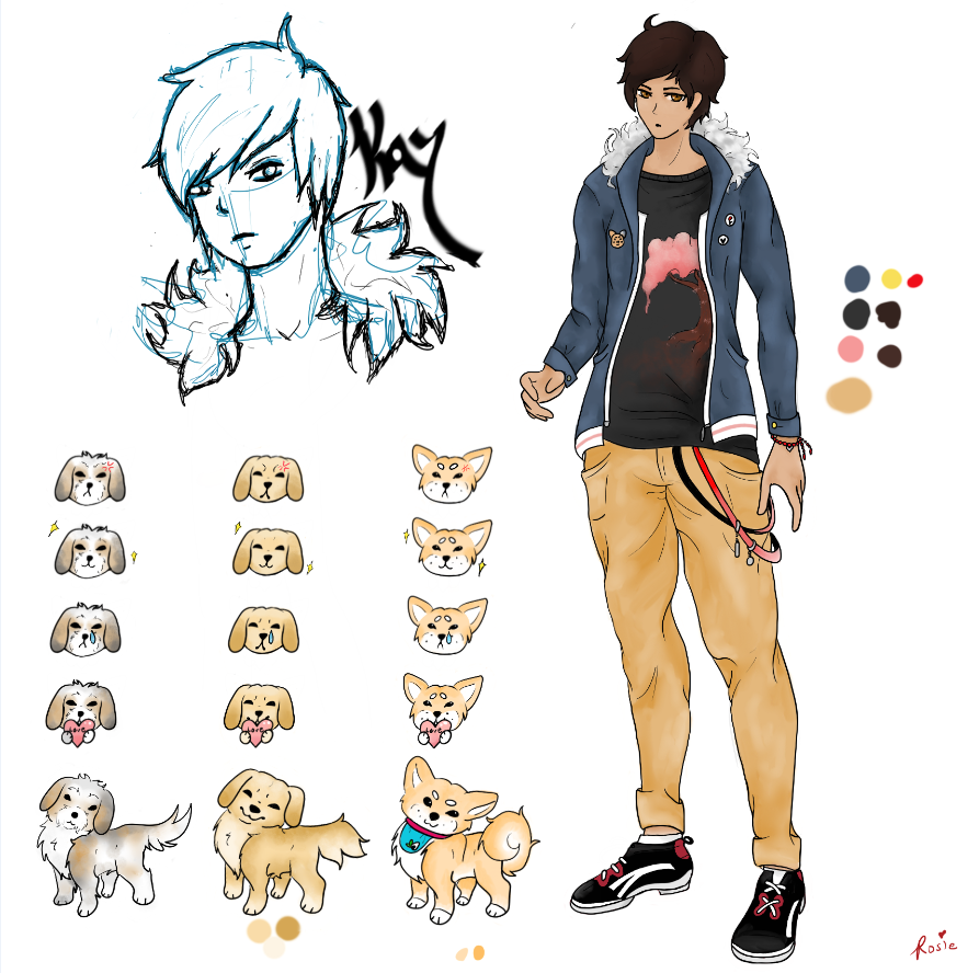 Keita Character REF Sheet by CrimsonRosie18 on DeviantArt