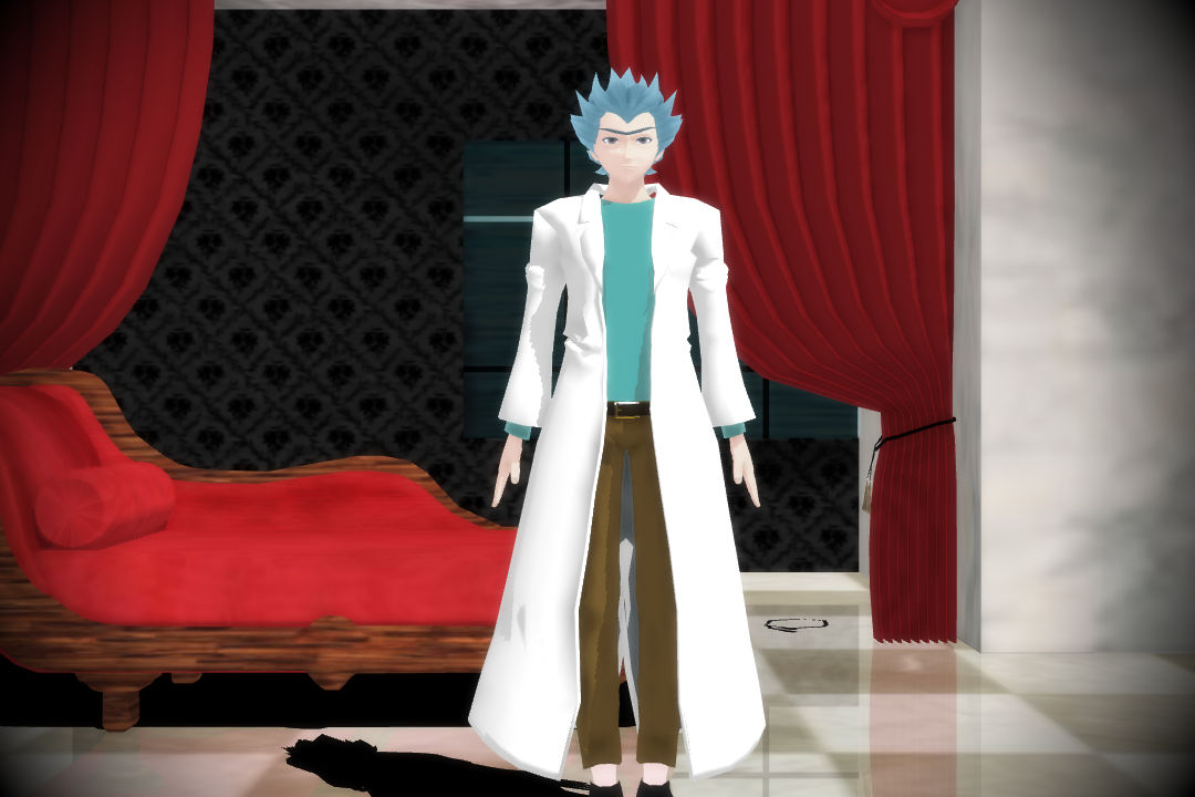 MMD Newcomer - Rick Sanchez by StarriiChan on DeviantArt