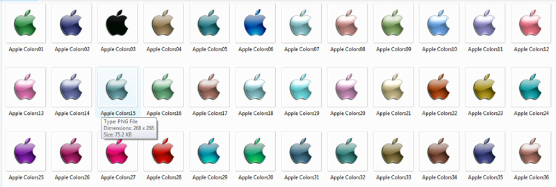 Apple Colors Icon Pack by Bugnah on DeviantArt
