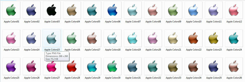Apple Colors Icon Pack by Bugnah on DeviantArt