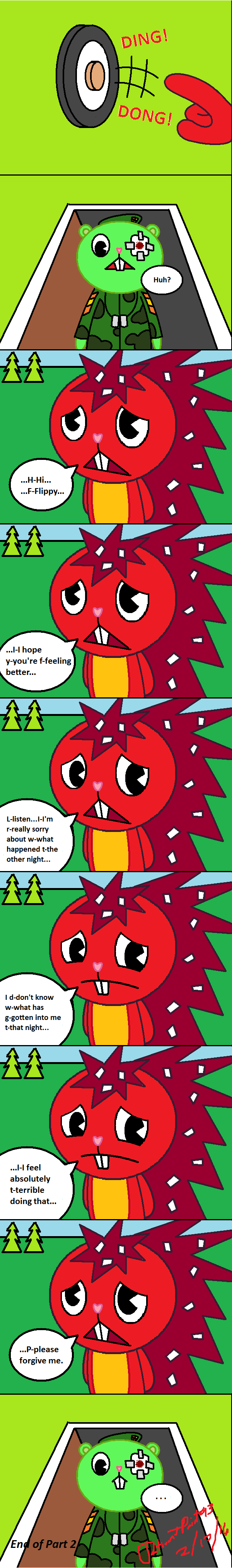 HTF Fanart - Trust: A Flaky/Flippy Drama (Part 2) by PatientPaint93 on ...