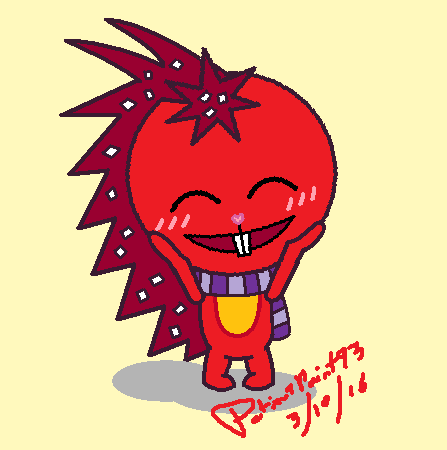 HTF Fanart - Flaky with a Scarf by PatientPaint93 on DeviantArt