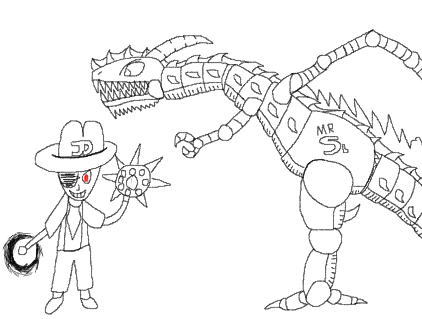 Judge Doom and the Mecha Dragon by Alan-G-Brandon on DeviantArt