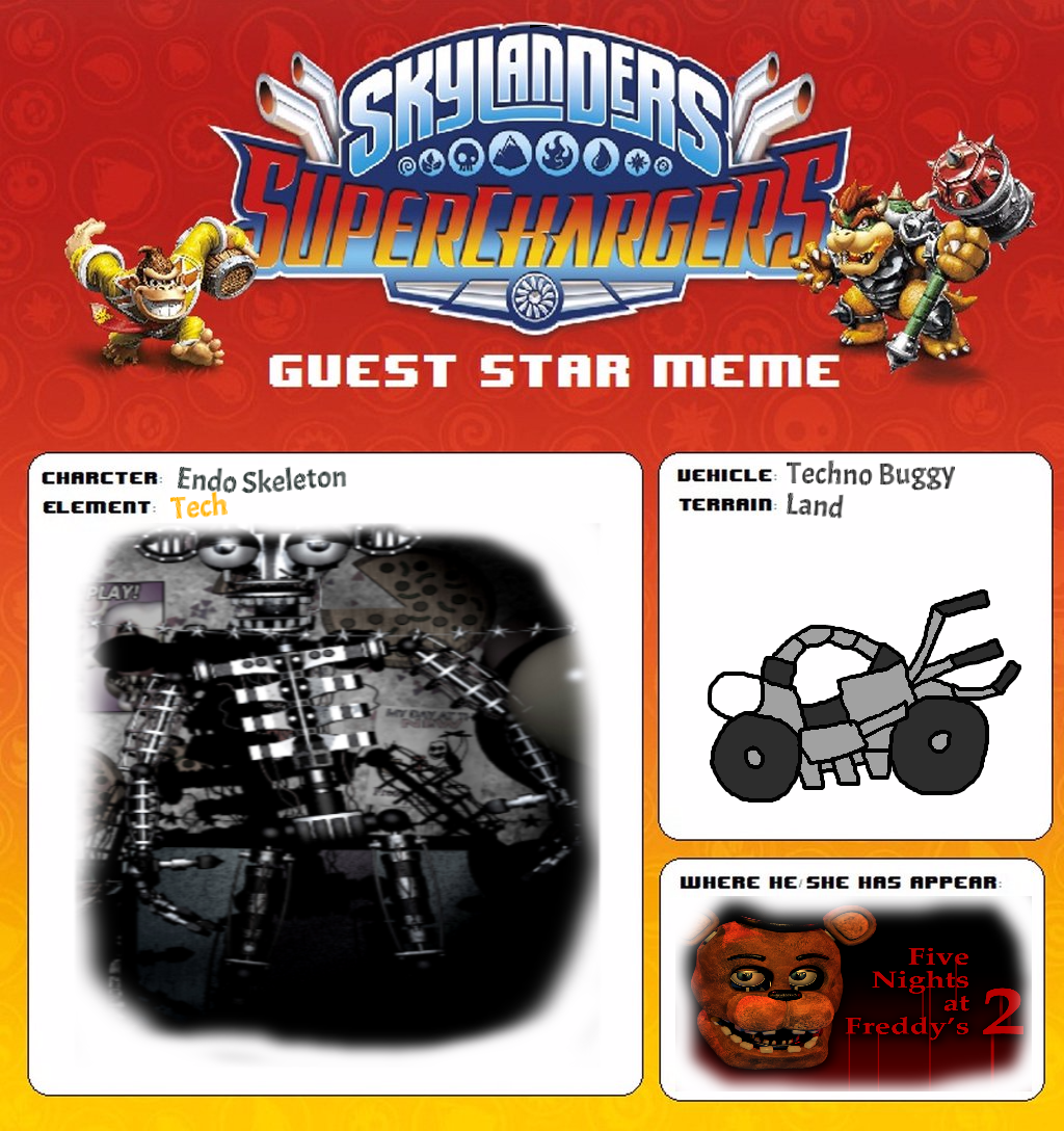 Skylanders Superchargers Guest: Endo Skeleton by Alan-G-Brandon on ...