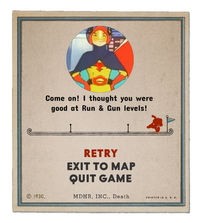 Cuphead - Al-Boy's GAME OVER screen by Alan-G-Brandon on DeviantArt