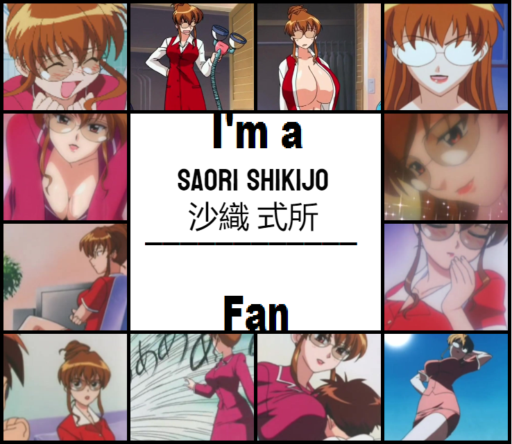 I'm a fan of Saori Shikijo by Alan-G-Brandon on DeviantArt