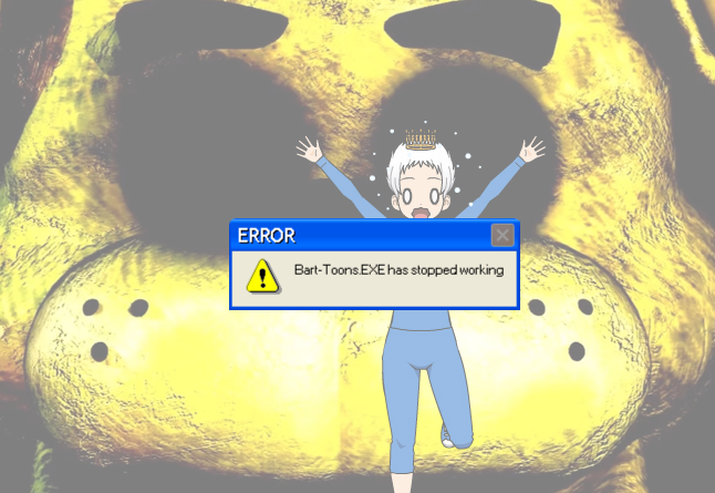 Gold-Bear jumpscares Bart-Toons by Alan-G-Brandon on DeviantArt