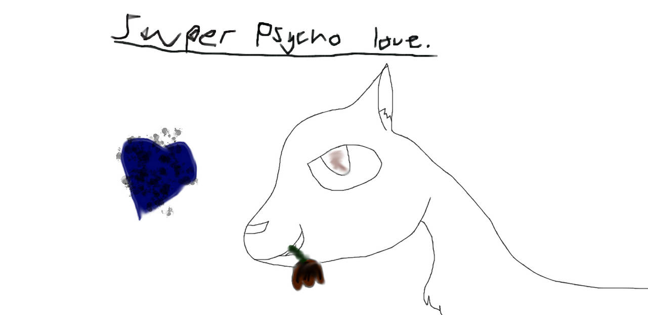 Super Psycho Love Lineart by fire56 on DeviantArt
