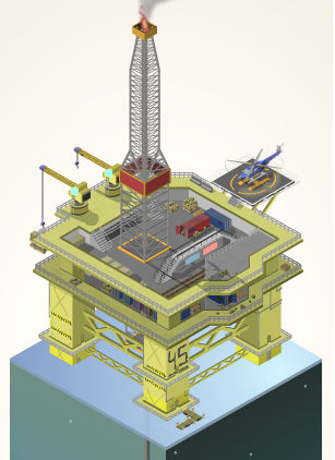 Isometric Oil Rig - Animated by DannRoch on DeviantArt